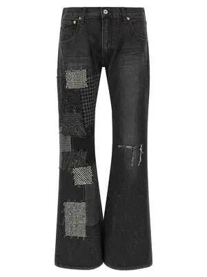 Junya Watanabe Patchwork Jeans - Black