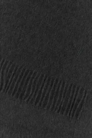 Saint Laurent Dark Grey Cashmere Scarf