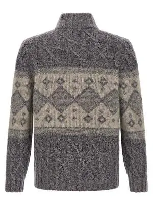 Brunello Cucinelli Chiné Yarn Cardigan