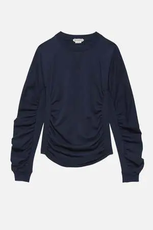 JW Anderson Ruched Sleeve Sweatshirt - Multicolor