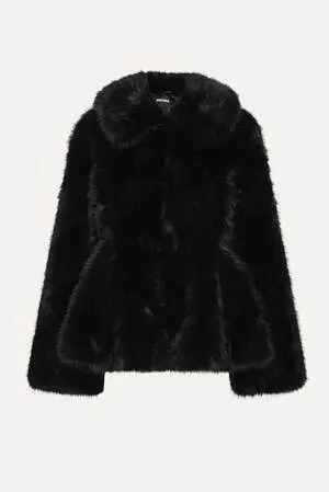 ROTATE BY BIRGER CHRISTENSEN Faux Fur Flared Jacket - Multicolor
