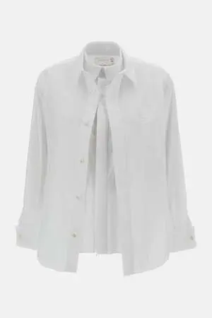 Sacai Hybrid Poplin Shirt - Multicolor