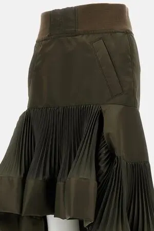 Sacai Nylon Twill Skirt