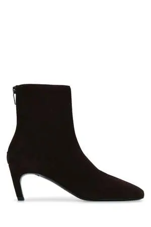 TOTEME Soft Suede Ankle Boots - Multicolor