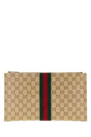 Gucci Gg Canvas Large Clutch - Multicolor