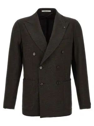 Tagliatore Montecarlo' Blazer - Brown