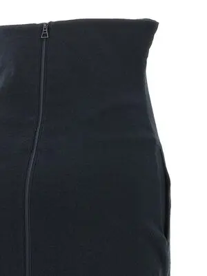 Issey Miyake Allow' Long Skirt With Zip