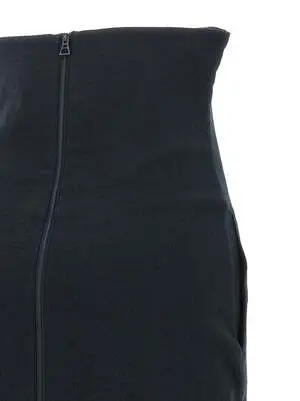 Issey Miyake Allow' Long Skirt With Zip