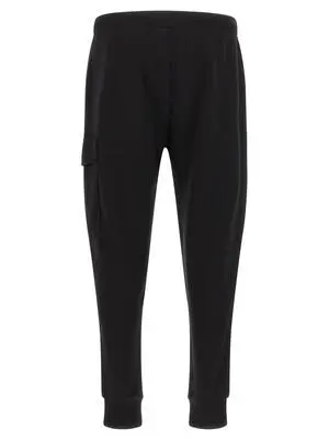 C.P. COMPANY Diagonal Raised Fleece' Pants With Lens Detail