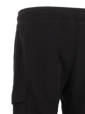 C.P. COMPANY Diagonal Raised Fleece' Pants With Lens Detail