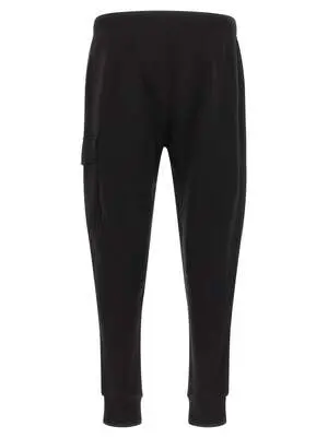 C.P. COMPANY Diagonal Raised Fleece' Pants With Lens Detail