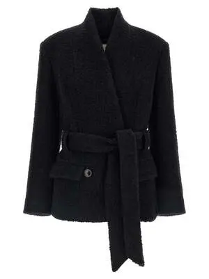 Isabel Marant Étoile Syndra' Belted Blazer - Black