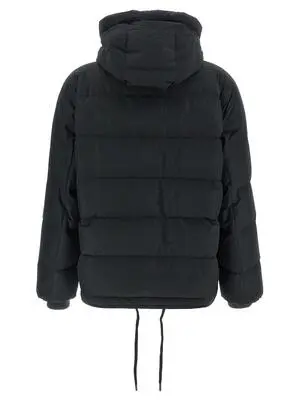 Brunello Cucinelli Down Jacket With Knit And Jewel Details
