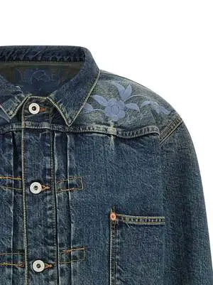 Kenzo Floral Embroidery Denim Jacket