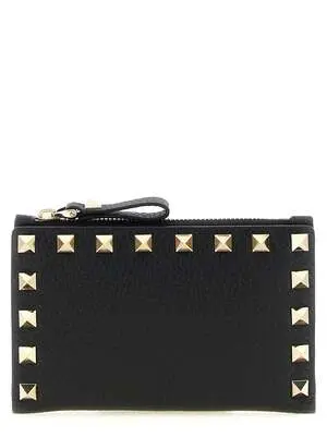 Valentino Garavani Rockstud' Cardholder - Black