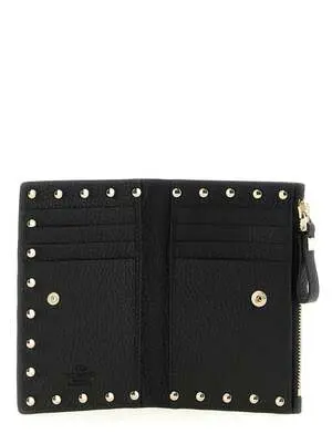 Valentino Garavani Rockstud' Cardholder - Black