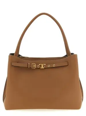 TOD'S T Signature' Handbag - Brown