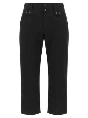 Isabel Marant Étoile Capri 'berna' Pants With Buttons - Black