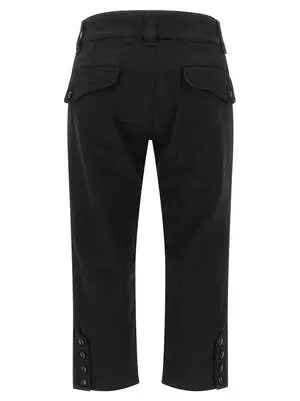 Isabel Marant Étoile Capri 'berna' Pants With Buttons - Black