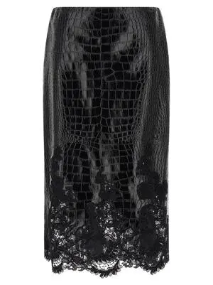 ERMANO SCERVINO Ermanno Scervino Women Skirt With Lace