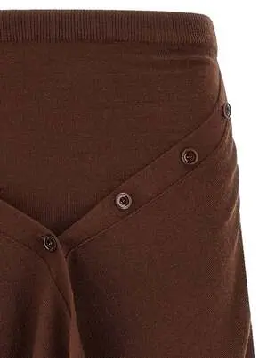 LEMAIRE Button Asymmetrical Skirt