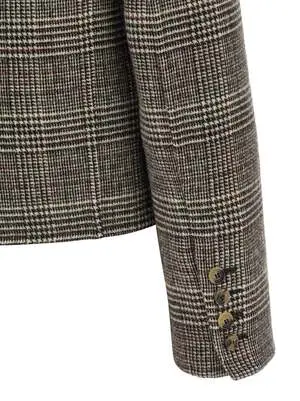 ERMANO SCERVINO Ermanno Scervino Blazer Cropped Check