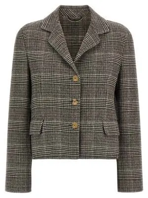 ERMANO SCERVINO Ermanno Scervino Blazer Cropped Check - Multicolor