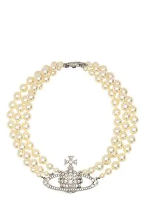 VIVIENNE WESTWOOD Ivory Pearls Choker - White