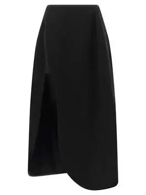 JIL SANDER Skirt 158' Slit Skirt - Black