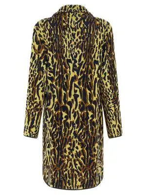 Marni Animalier Jacquard Wool Coat - Multicolor