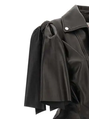 Alexander McQueen Bow Knot' Biker Vest