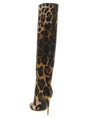 Dolce & Gabbana Leo Jacquard Boots