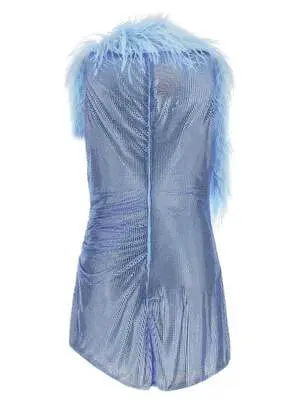 Giuseppe Di Morabito Dress With Removable Crystals And Feathers