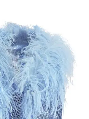 Giuseppe Di Morabito Dress With Removable Crystals And Feathers