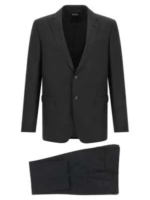 Zegna Wool Dress - Gray