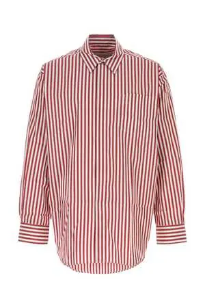 AMI Paris Embroidered Poplin Shirt - Multicolor