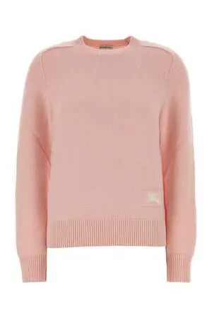 Burberry Stretch Cashmere Blend Sweater - Pink