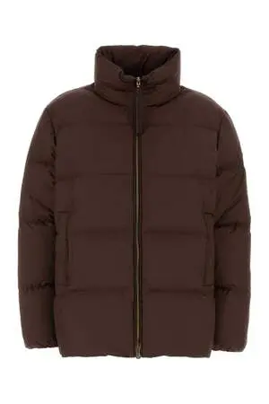 Moncler Chocolate Polyester Vivantesse Down Jacket
