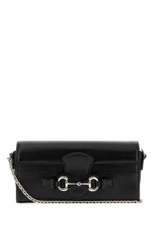 Gucci Leather Crossbody Bag - Black