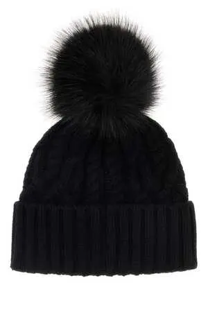 Moncler Wool Blend Beanie Hat