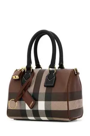 Burberry Printed Canvas Mini Check Handbag