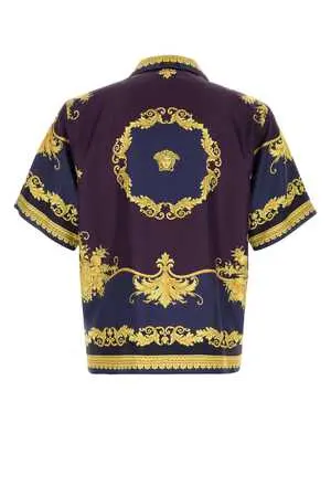 Versace Printed Twill Shirt - Multicolor