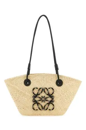 Loewe Iraca Anagram Shoulder Bag - Brown