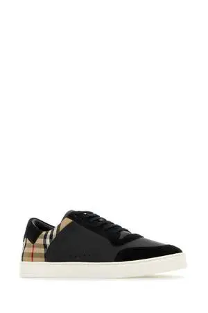Burberry Leather And Fabric Sneakers
