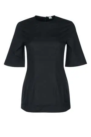 TOTEME Sculptural Cotton Top - Multicolor
