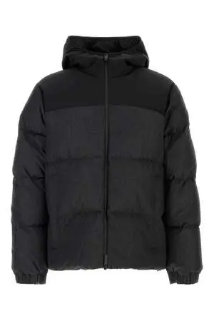 Moncler Slate Nylon Oulojoki Down Jacket - Black