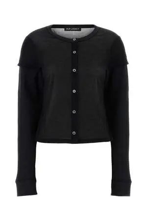 Our Legacy Cotton Blend Cardigan - Black