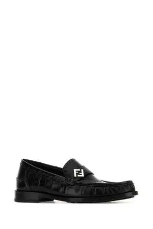 Fendi Leather Loafers