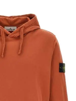 Stone Island Hoodie With Logo Badge