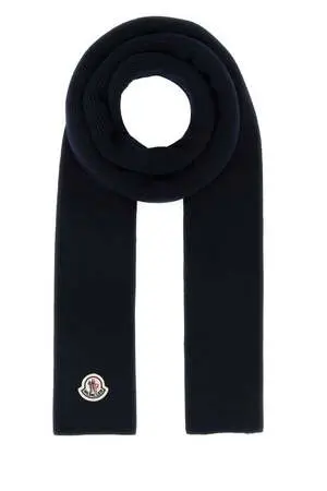 Moncler Midnight Wool Scarf - Blue